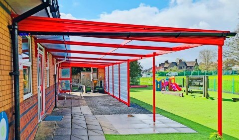 School Canopies Fitted in the UK - 123v